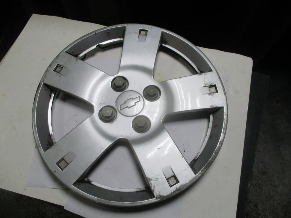 Колпак колесного диска Шевроле Авео Т250-255 R14 96653144 Крест 5 лучей ...