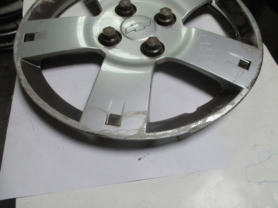 Колпак колесного диска Шевроле Авео Т250-255 R14 96653144 Крест 5 лучей ...