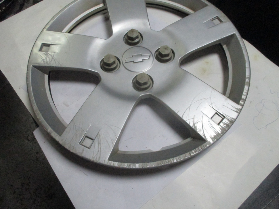 Колпак колесного диска Шевроле Авео Т250-255 R14 96653144 Крест 5 лучей ...