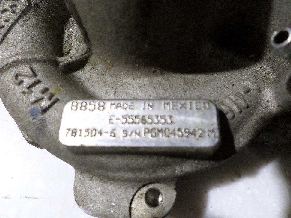 Корпус турбины 55565353 95516203 Опель Астра J Шевроле Круз с A14NEL 1. ...