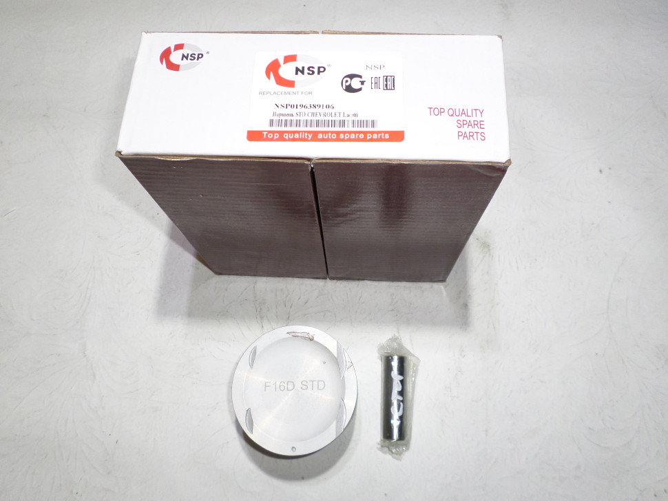 Поршень двигателя 96389106 Стандарт 78,87мм на F16D3 NSP0196389106 - 1 ...