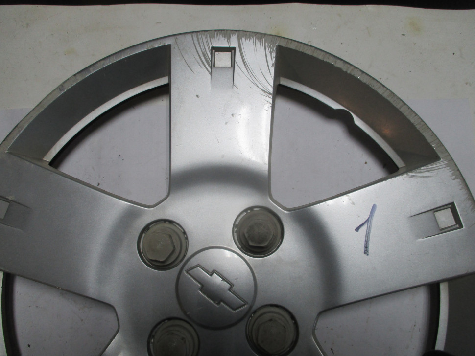 Колпак колесного диска Шевроле Авео Т250-255 R14 96653144 Крест 5 лучей ...