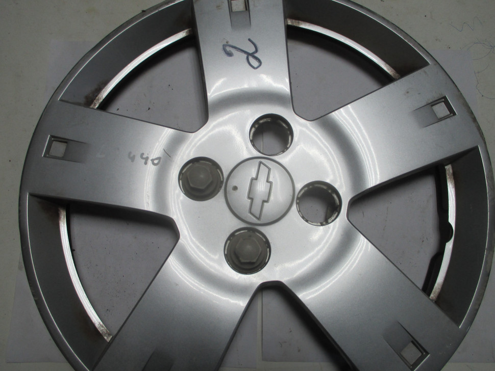 Колпак колесного диска Шевроле Авео Т250-255 R14 96653144 Крест 5 лучей ...