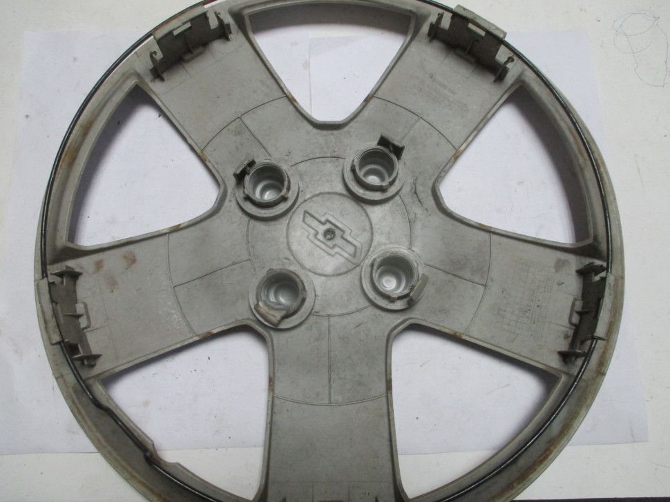 Колпак колесного диска Шевроле Авео Т250-255 R14 96653144 Крест 5 лучей ...
