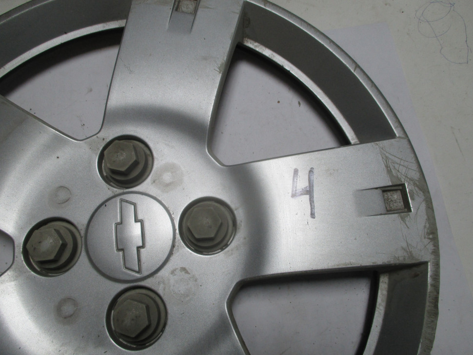 Колпак колесного диска Шевроле Авео Т250-255 R14 96653144 Крест 5 лучей ...