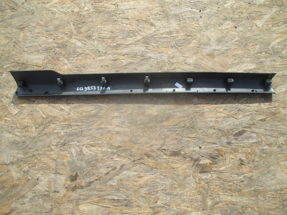 Накладка порога внутренняя левая 6Q3853371A Фольксваген Поло Хэтчбек 3 ...