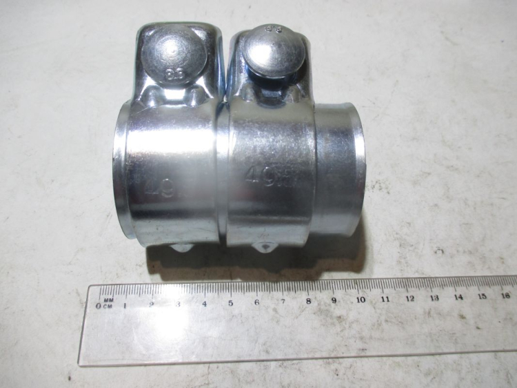 Хомут глушителя D45 8200661295 45/49,5-80 85038 Рено Логан Кангу D45 ...