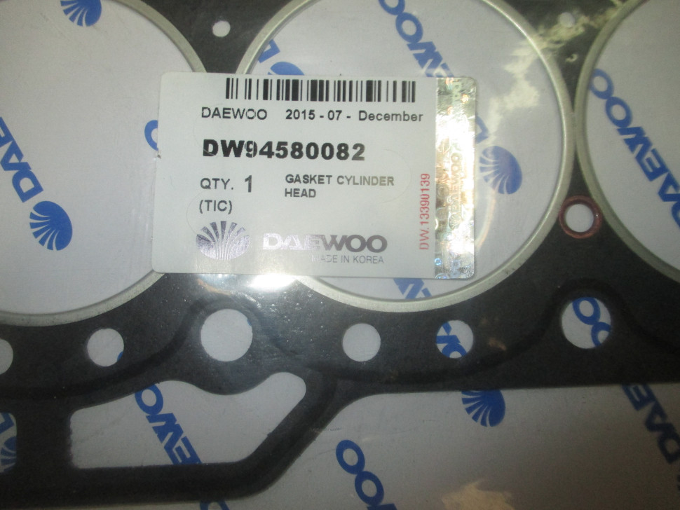 Прокладка ГБЦ 94580082, 11141A78B01000 Дэу Матиз 0,8 литра, Тико, Дамас ...