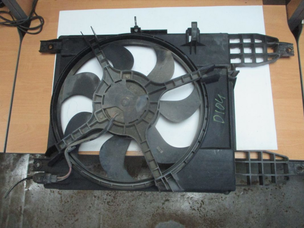 Вентилятор радиатора Шевроле Авео Т200-255 большой 95950465, 94567001 ...